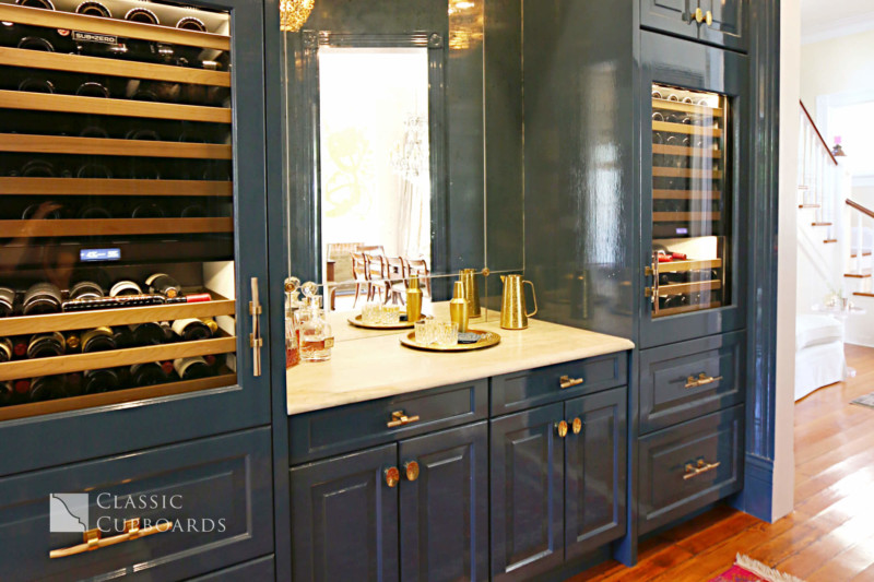 Home Bar Designs in New Orleans - Uptown | Classic Cupboards